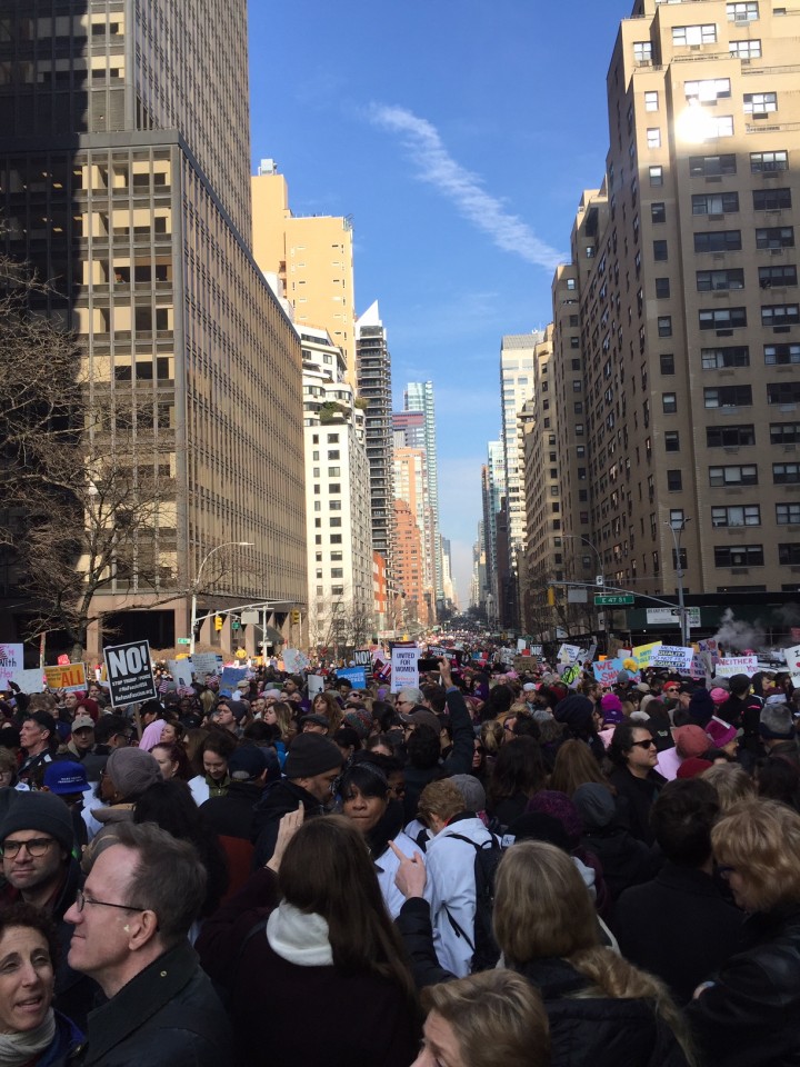 There will be a Women's March and two Women's rallies In New York City